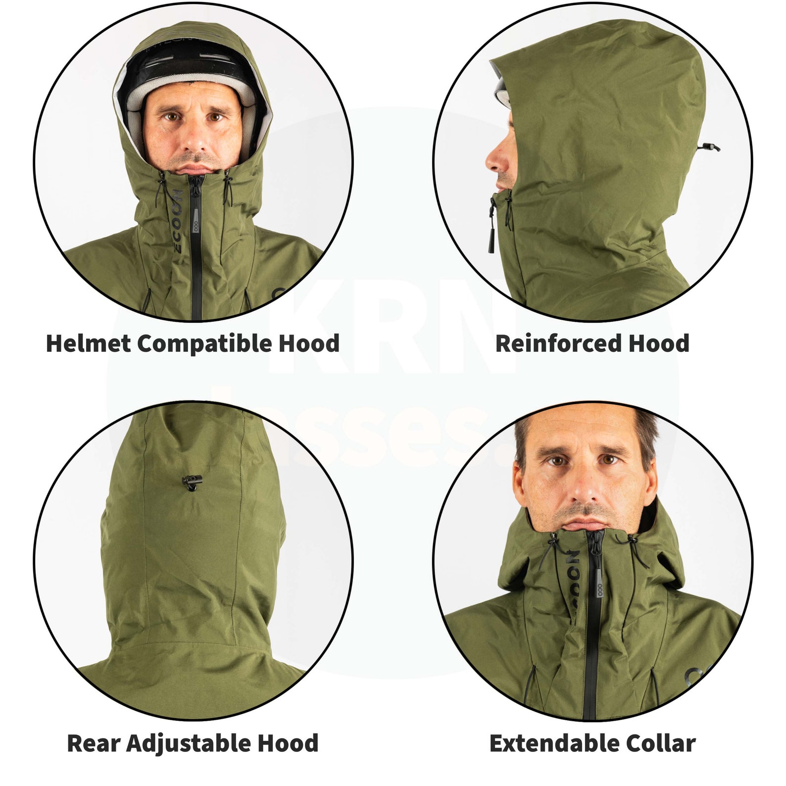 ECOON ECOEXPLORER Ski Jacket Men Khaki 100% Recycled Fabric - Etsy