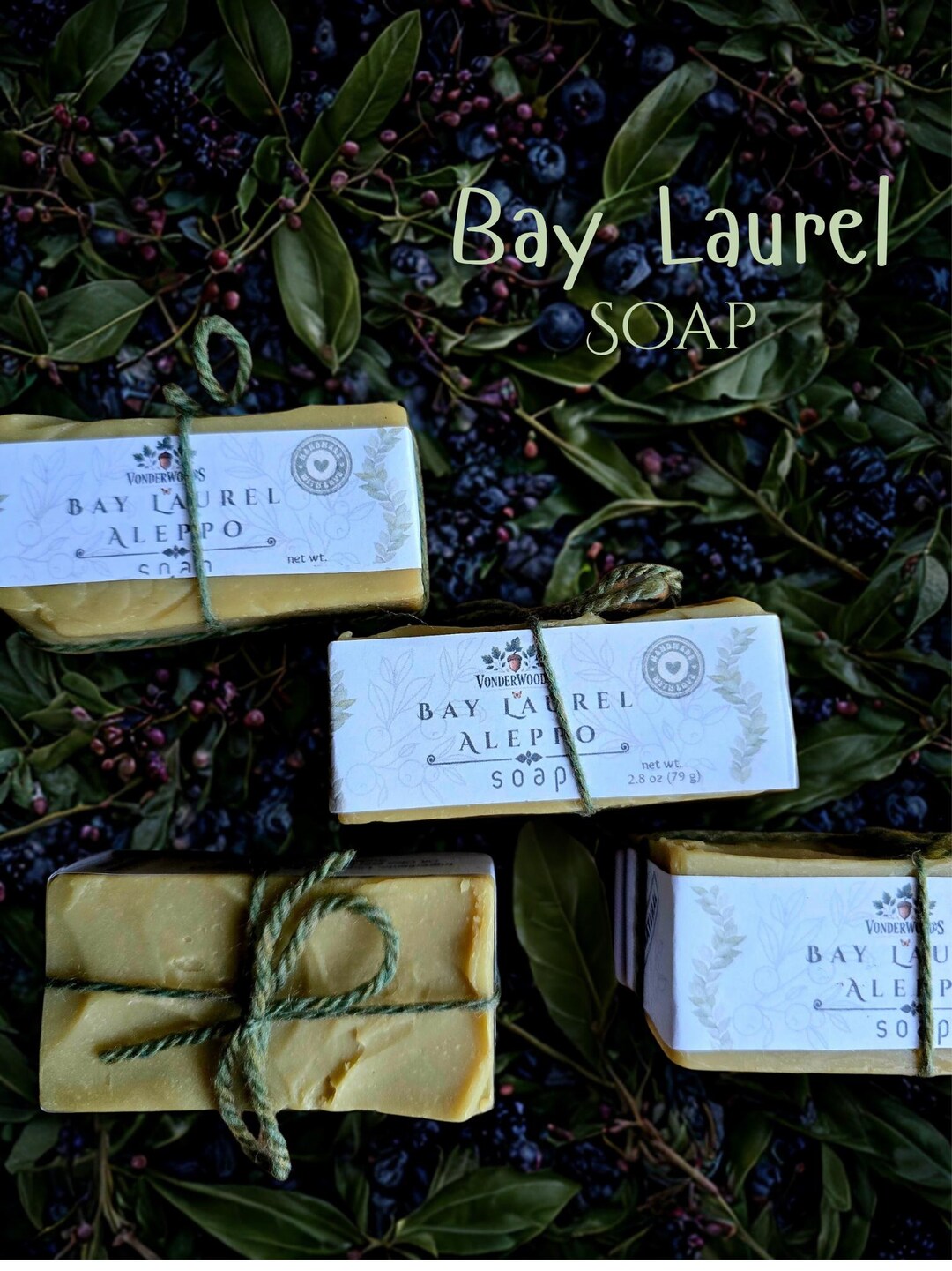 Bay Laurel Aleppo Soap – Traditional Natural Botanical Bar for ...