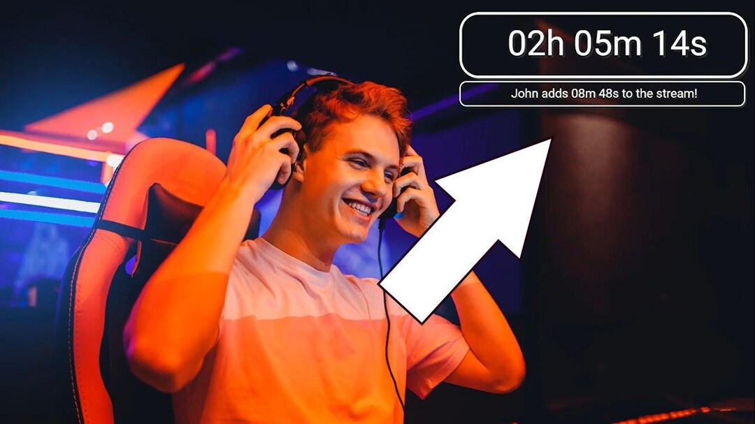 Marathon Countdown Timer Stream Boss Overlay for Twitch / Youtube ...