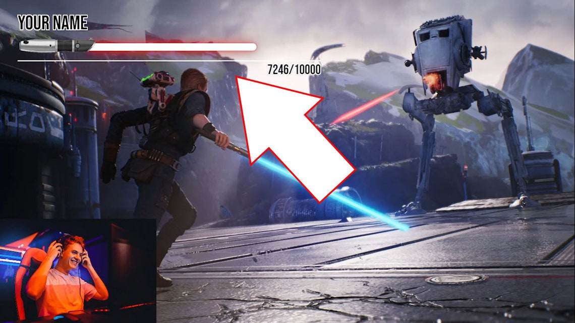 STAR WARS Lightsaber Stream Boss Overlay for Twitch / Youtube / Kick - Etsy