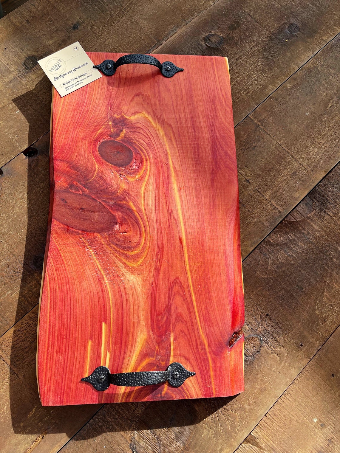 Solid Wood Cedar Charcuterie Board - Etsy