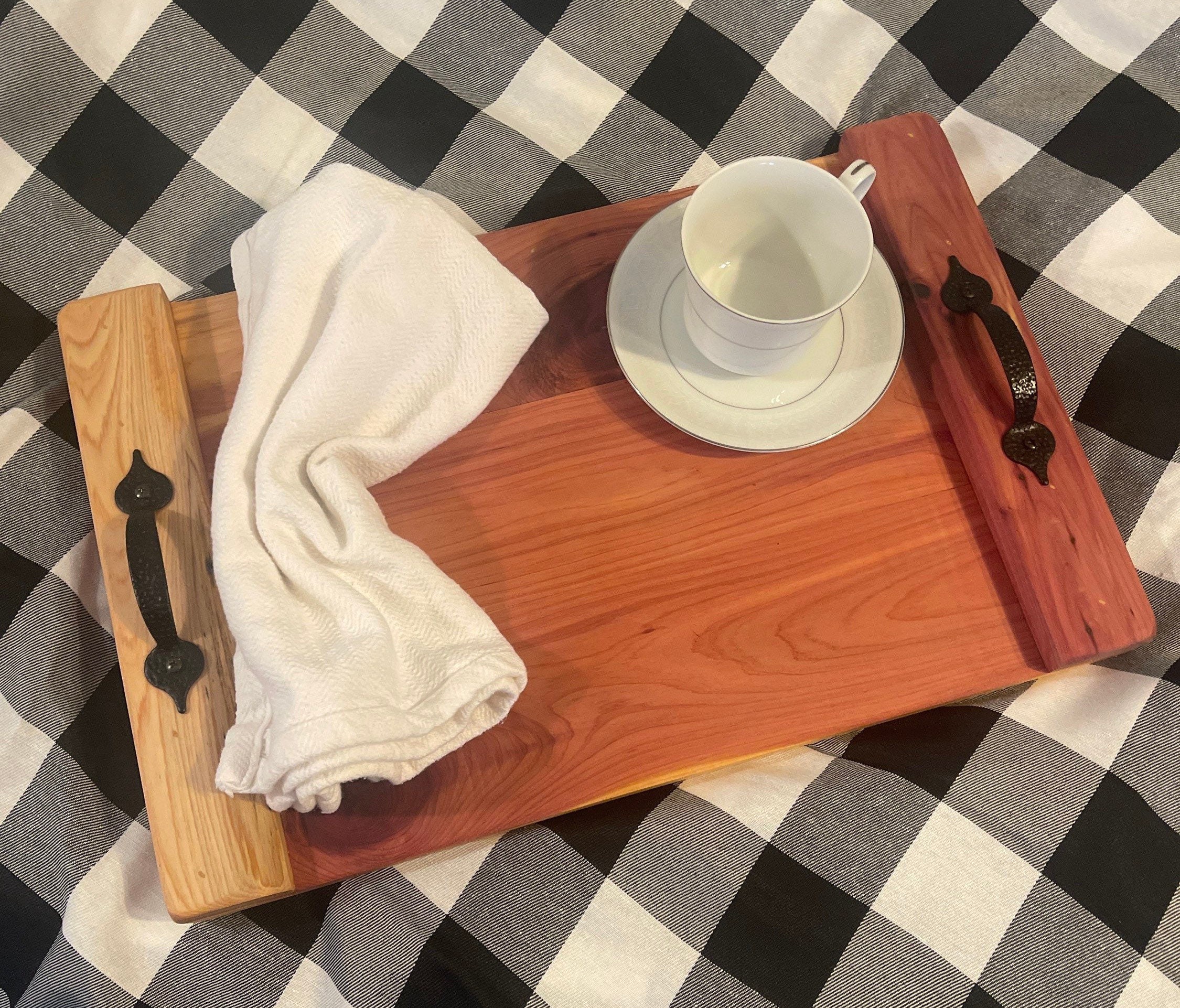 Solid Wood Red Cedar Serving Tray. - Etsy