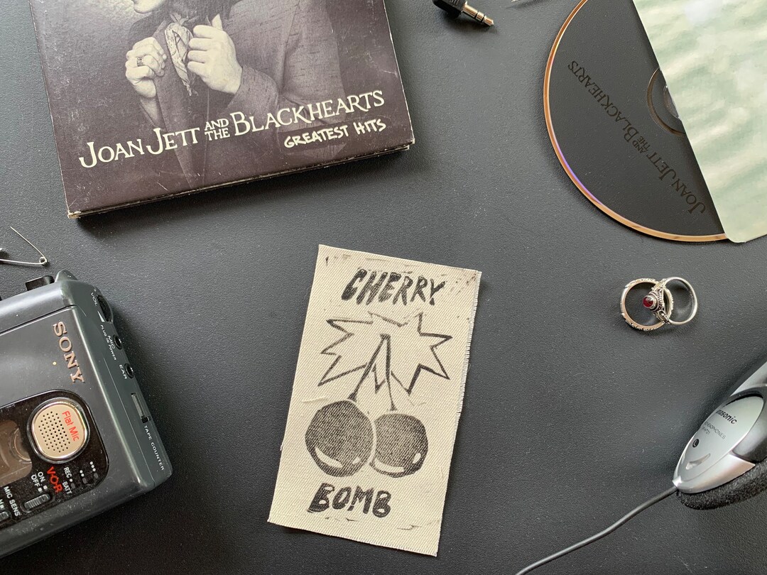 Cherry Bomb Runaways Block Print Patch - Etsy
