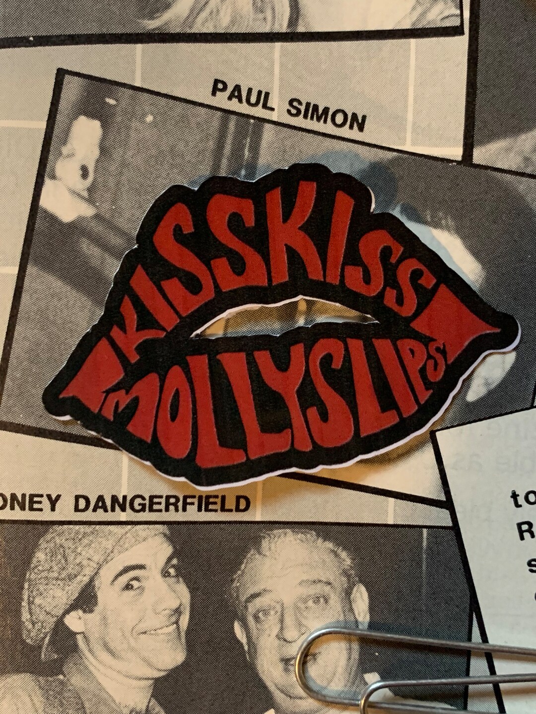 Nirvana kiss Kiss Mollys Lips Vinyl Sticker - Etsy