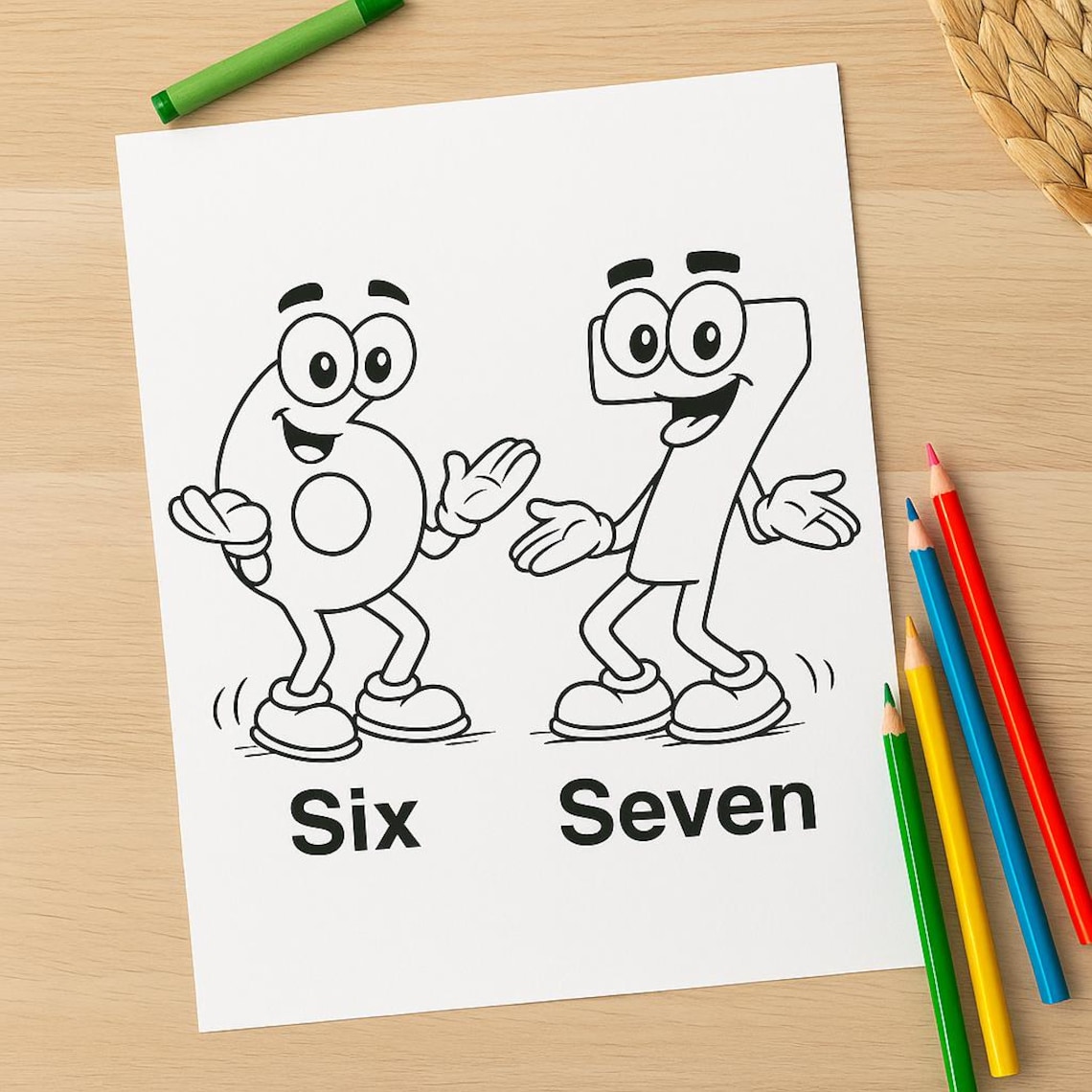 67 Coloring Sheet - Etsy
