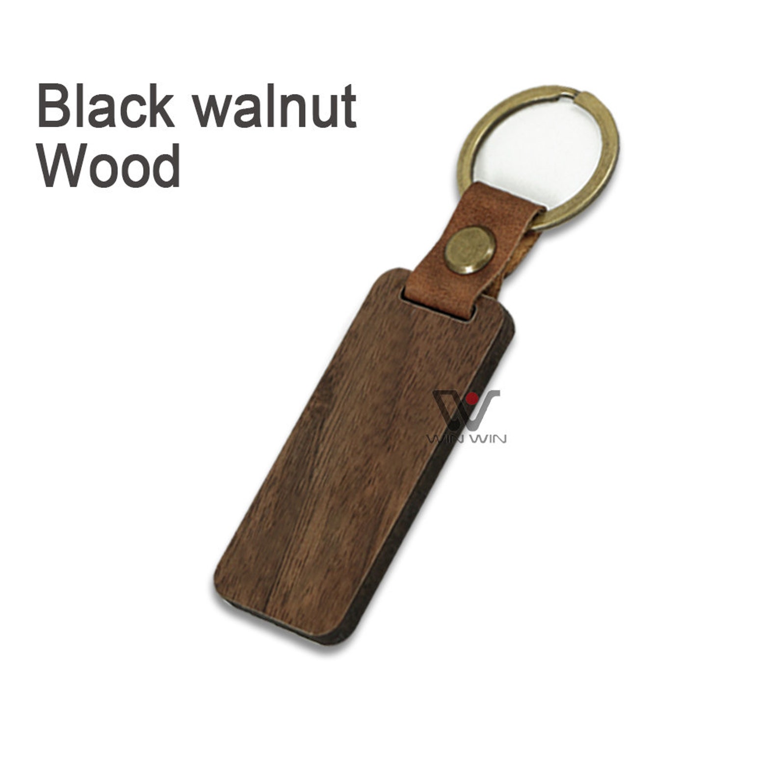 Custom Wooden Keychain - Etsy