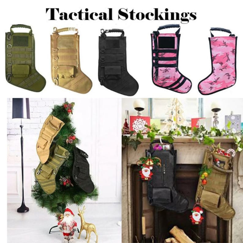 Prefilled Tactical Stocking, Survival Kit Stocking, Tactical Stocking ...