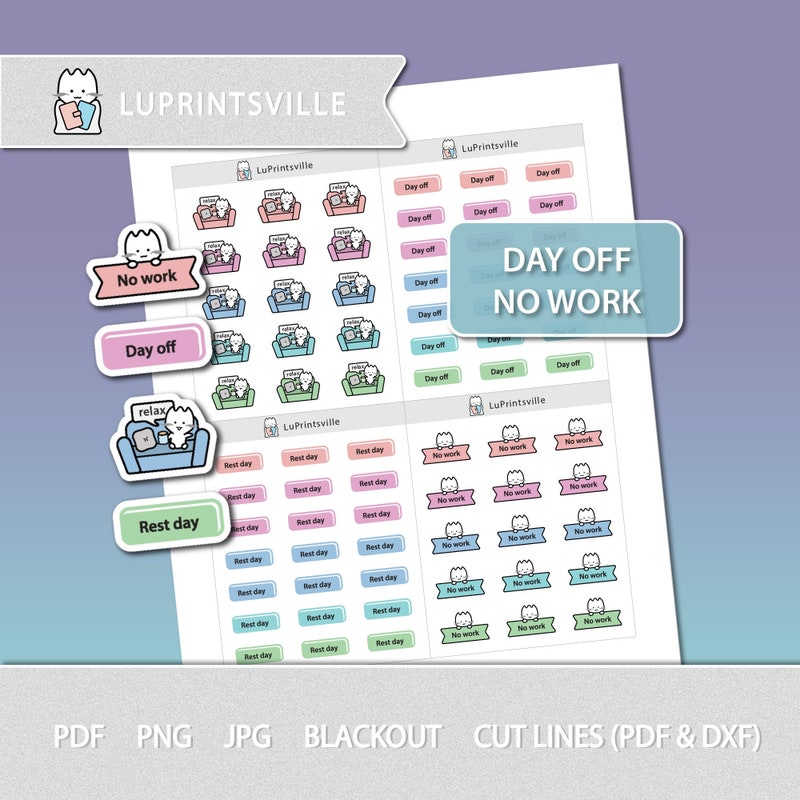 Printable Planner Stickers - Etsy