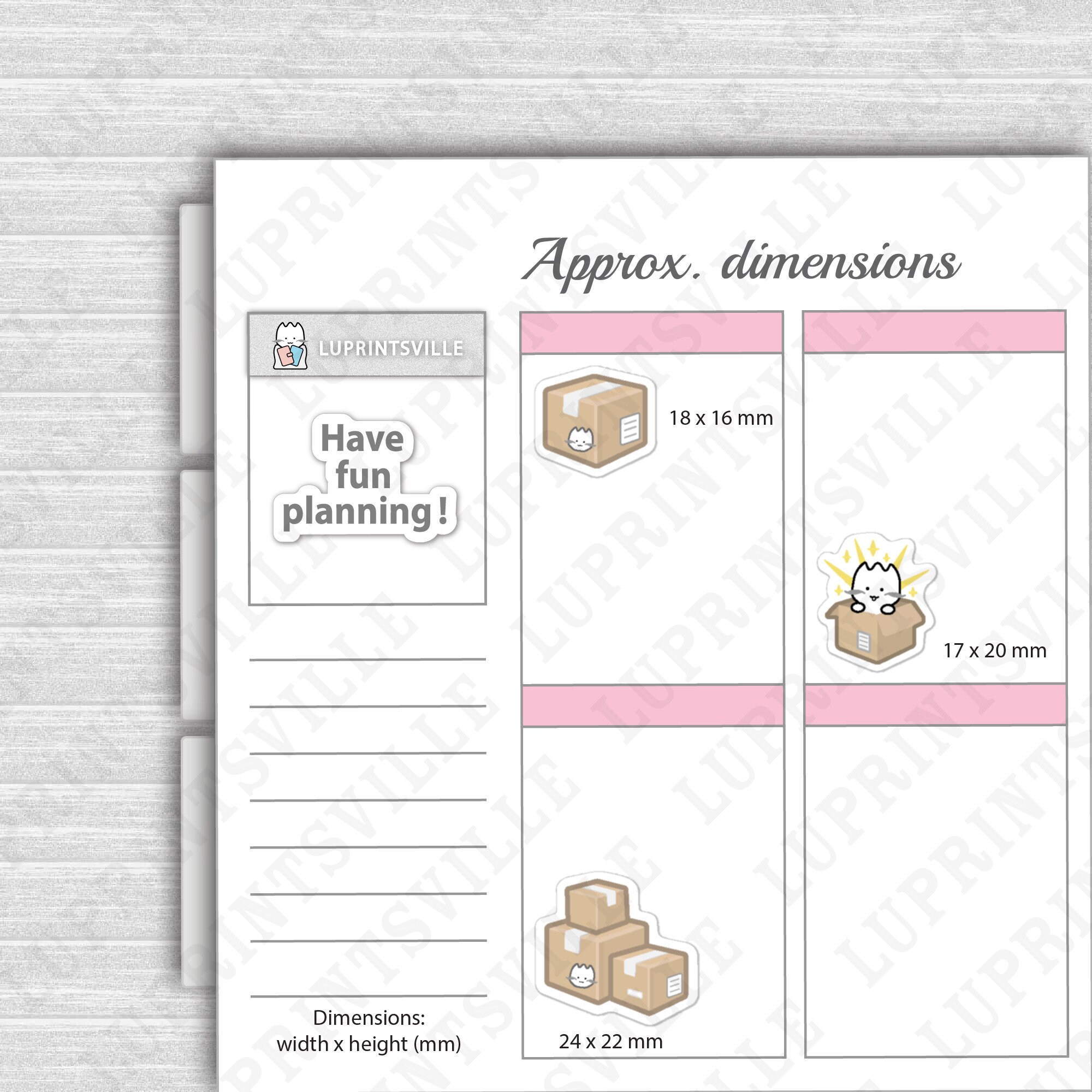 Package Delivery Printable Planner Stickers | Packages Planner Stickers ...