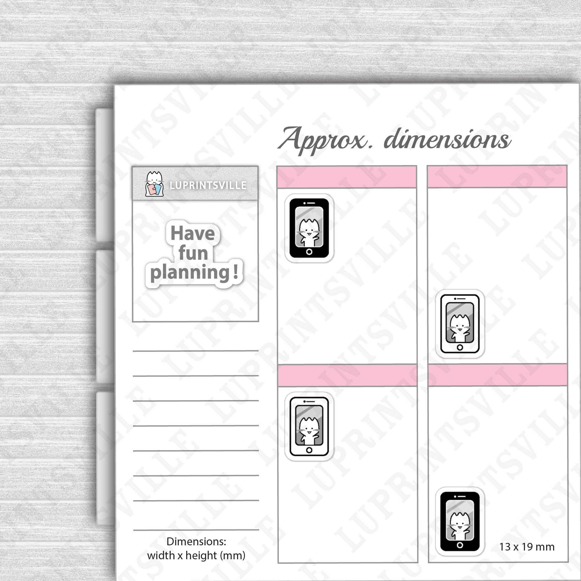 Video Call Printable Planner Stickers | Facetime Planner Stickers ...