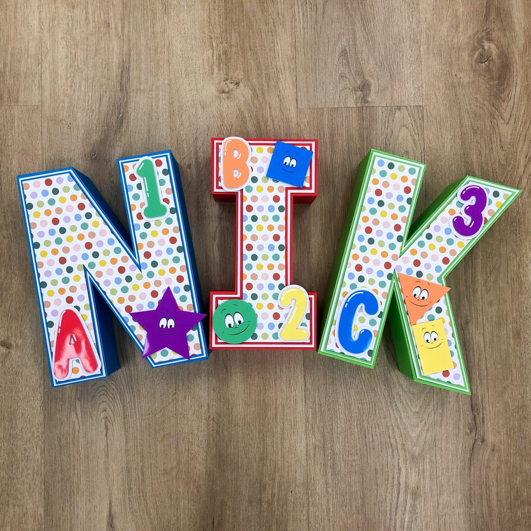 Custom 3D Letters 3D Letters Personalised Letters - Etsy