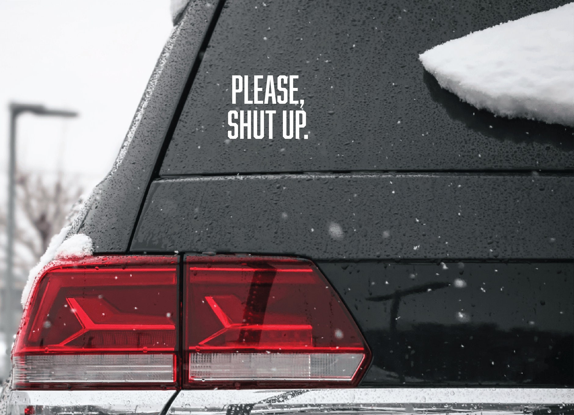 Please, Shut Up. Decal - Etsy