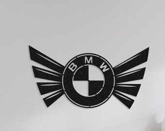 Bmw Logo Metal Sign - Etsy