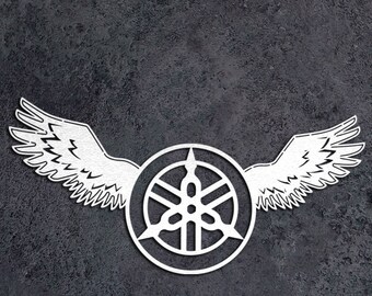 Yamaha Motorcycle Logo Metal Sign - Etsy