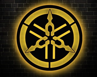 Yamaha Motorcycle Logo Metal Sign - Etsy