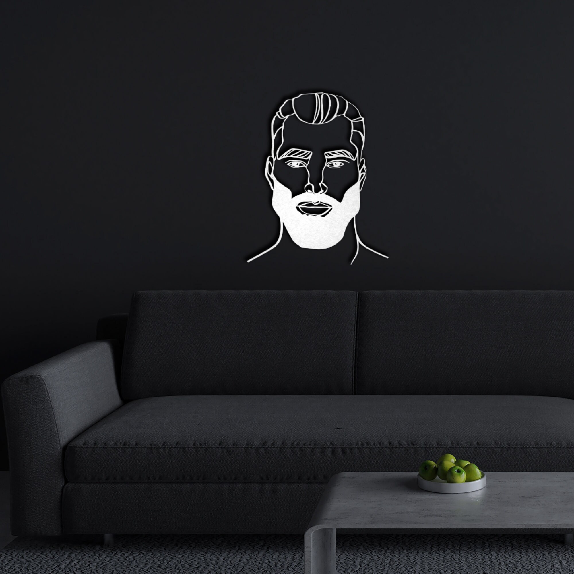 Gigachad Meme Metal Wall Art Gigachad Emote Wall Decor - Etsy Hong Kong