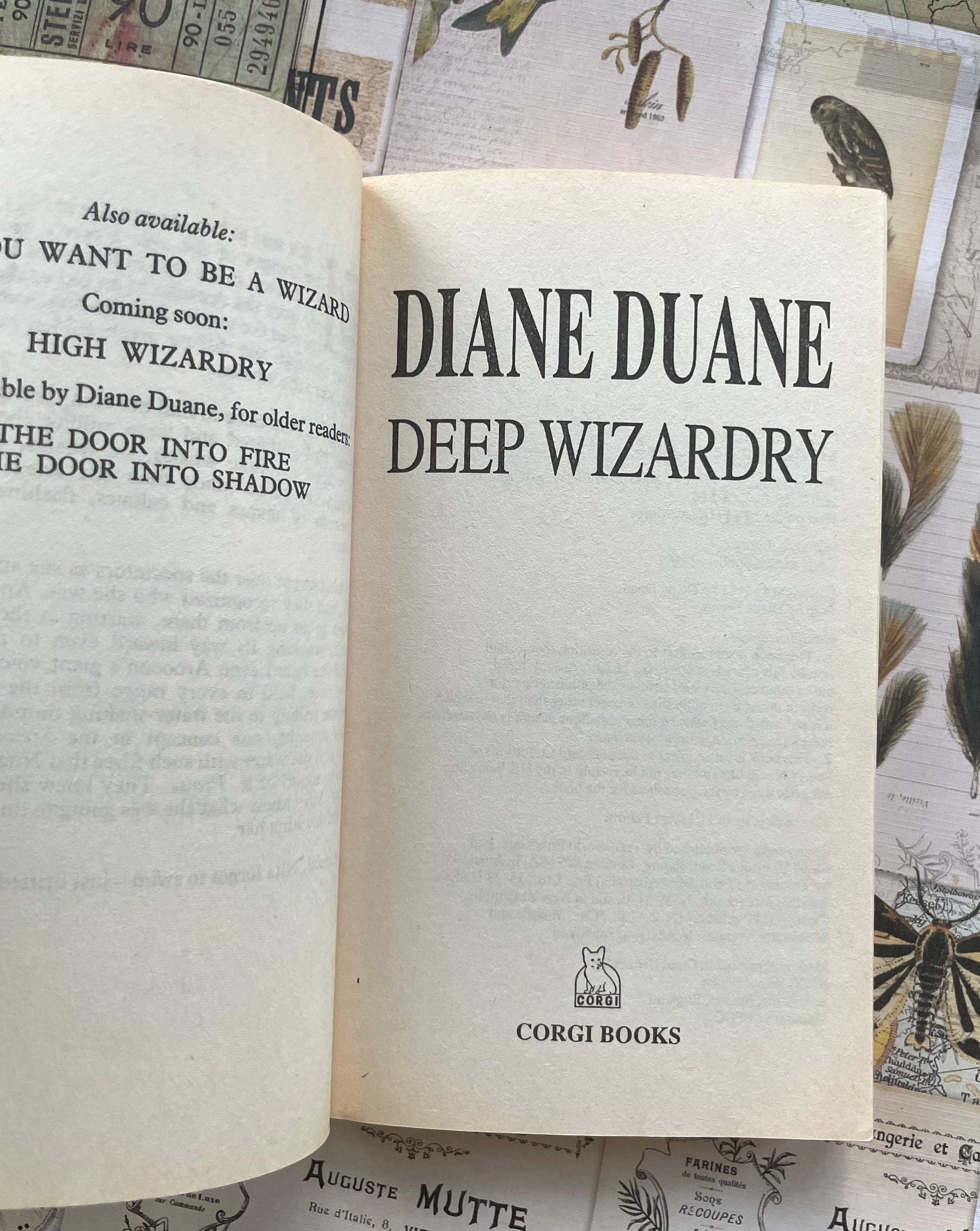 Deep Wizardry by Diane Duane, Book 2 in Young Wizards Series, Paperback ...