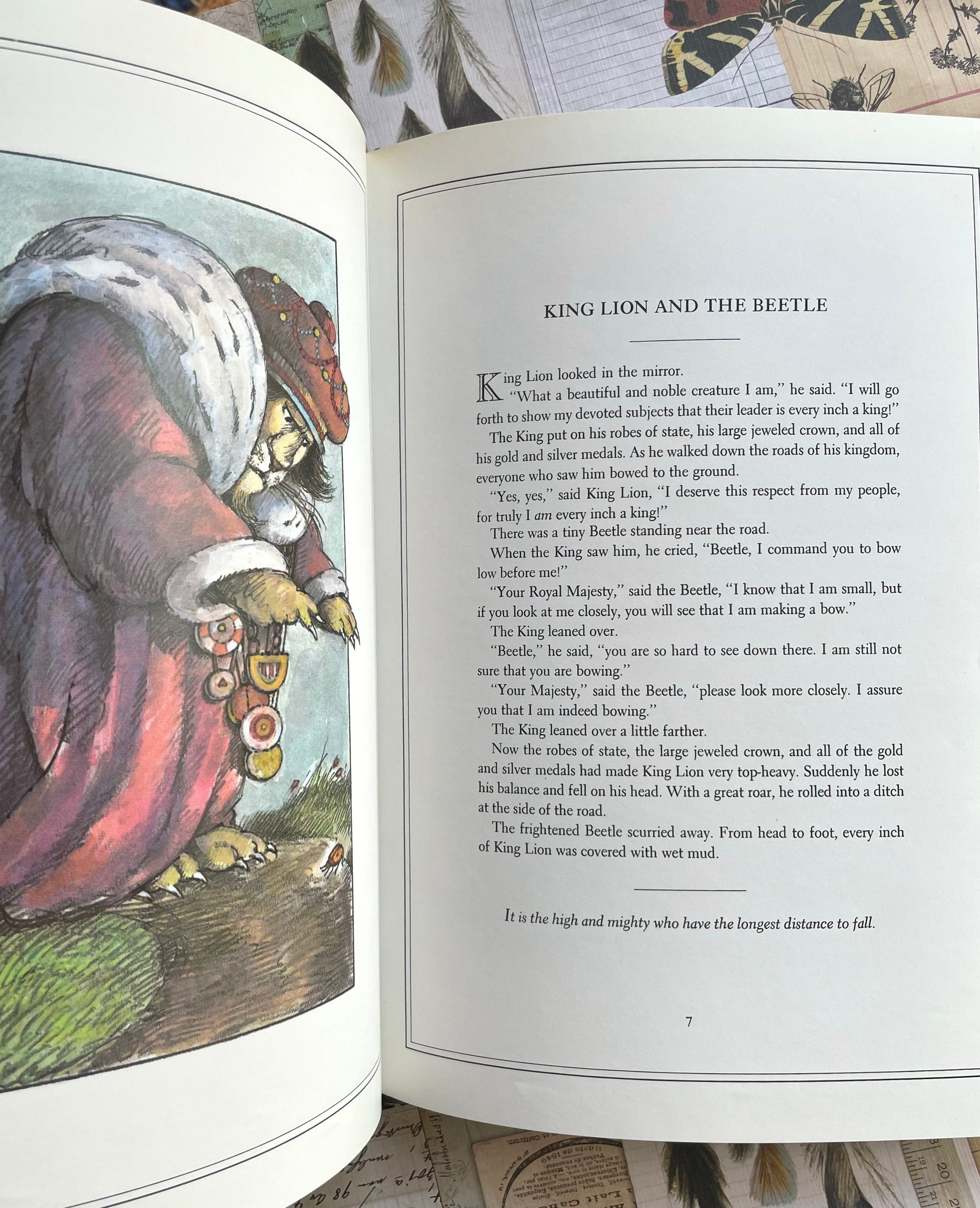 Fables by Arnold Lobel, 1980 Illustrated Hardcover, Caldecott Medal ...