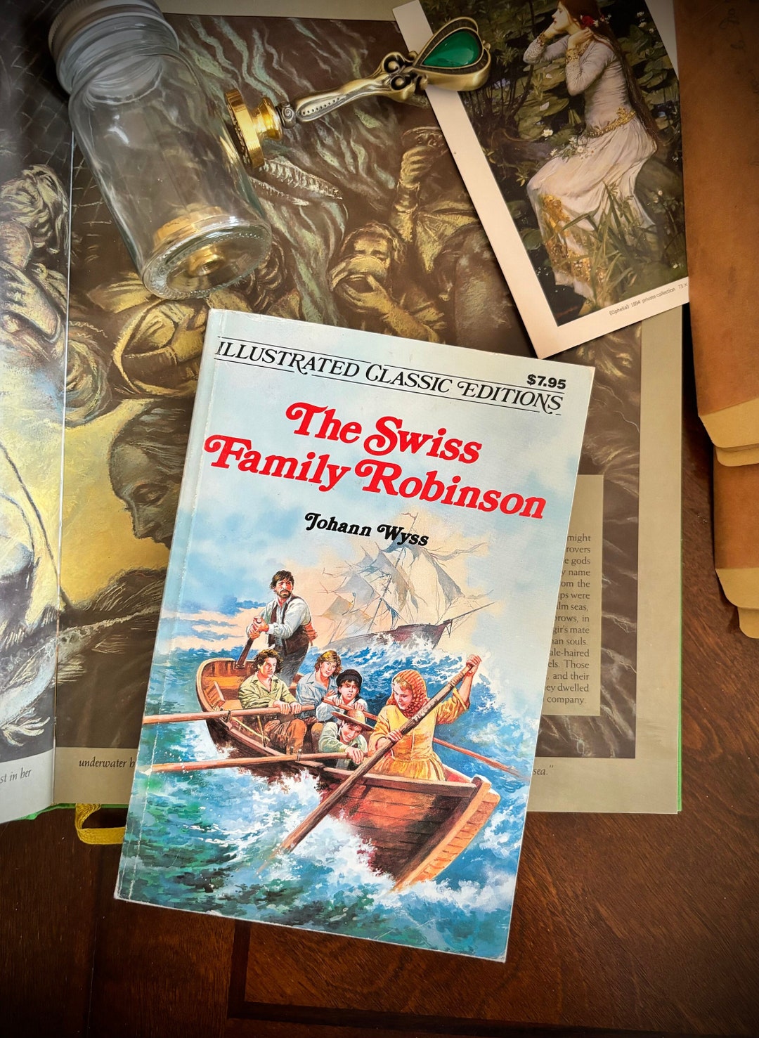 The Swiss Family Robinson | by Johann Wyss, Baronet Paperback 1983, Illustrated by Brendan Lynch ...