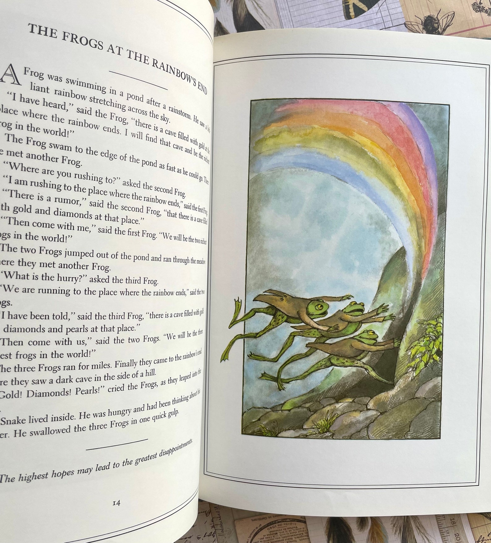 Fables by Arnold Lobel, 1980 Illustrated Hardcover, Caldecott Medal ...