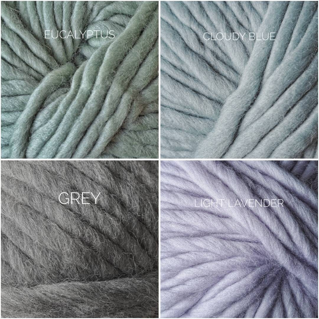 Chunky Wool / Chunky Yarn / Peruvian Wool / Organic Wool / Natural Wool ...