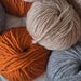 Chunky Wool / Chunky Yarn / Peruvian Wool / Organic Wool / Natural Wool ...
