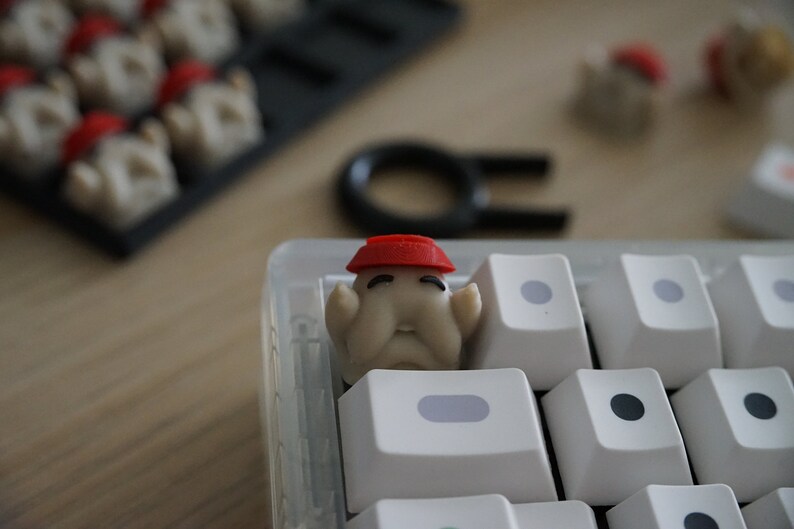 Daikon Artisan Keycap | Spirited Away | Radish Spirit Inspired Artisan Keycap| Custom Keycap ...