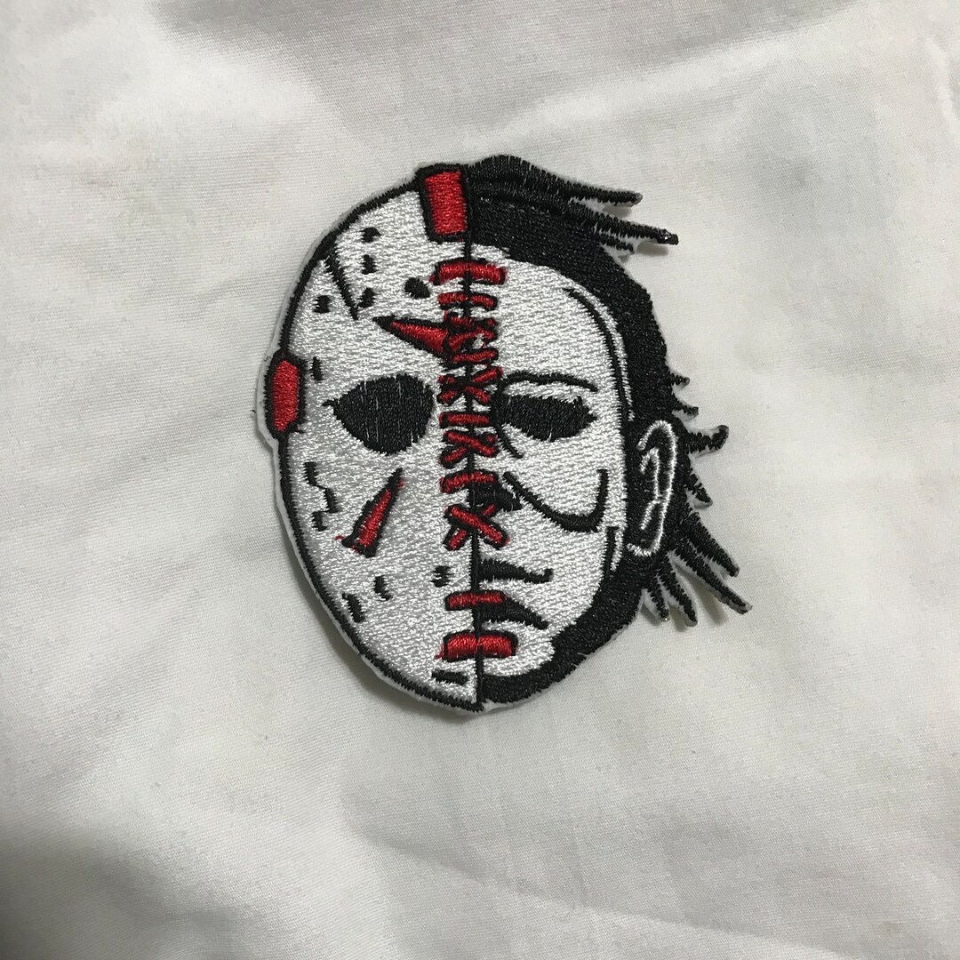 Jason Vs Michael Myers Embroidered Iron on Patch Halloween Iron on ...