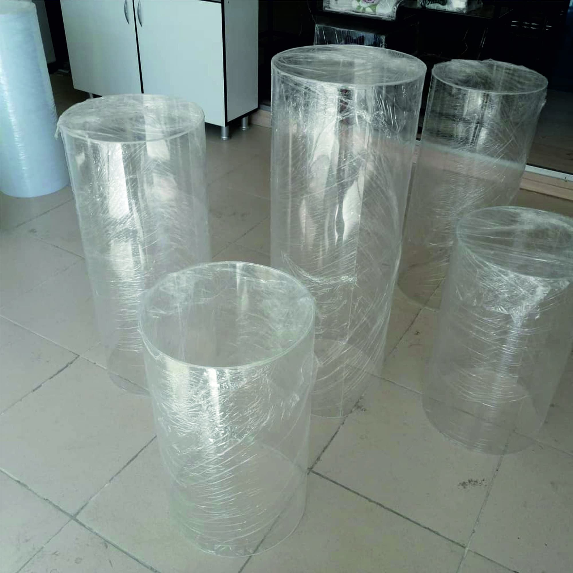 Plexi Cylinder Column Triple , Acrylic Cylinder Column,wedding 3 Pcs - Etsy
