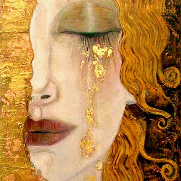 Gustav Klimt Golden Tears - Etsy