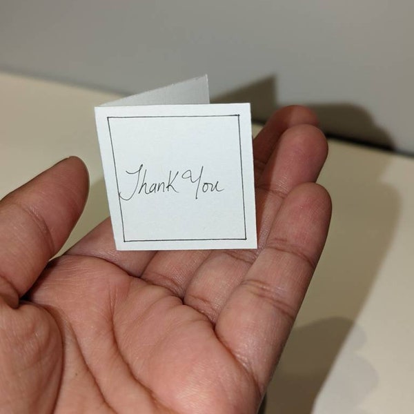 Mini Thank You Card - Etsy Canada