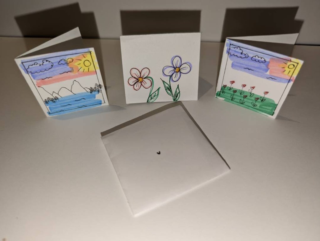 Unique Tiny Cards With Your Photo - Etsy Canada