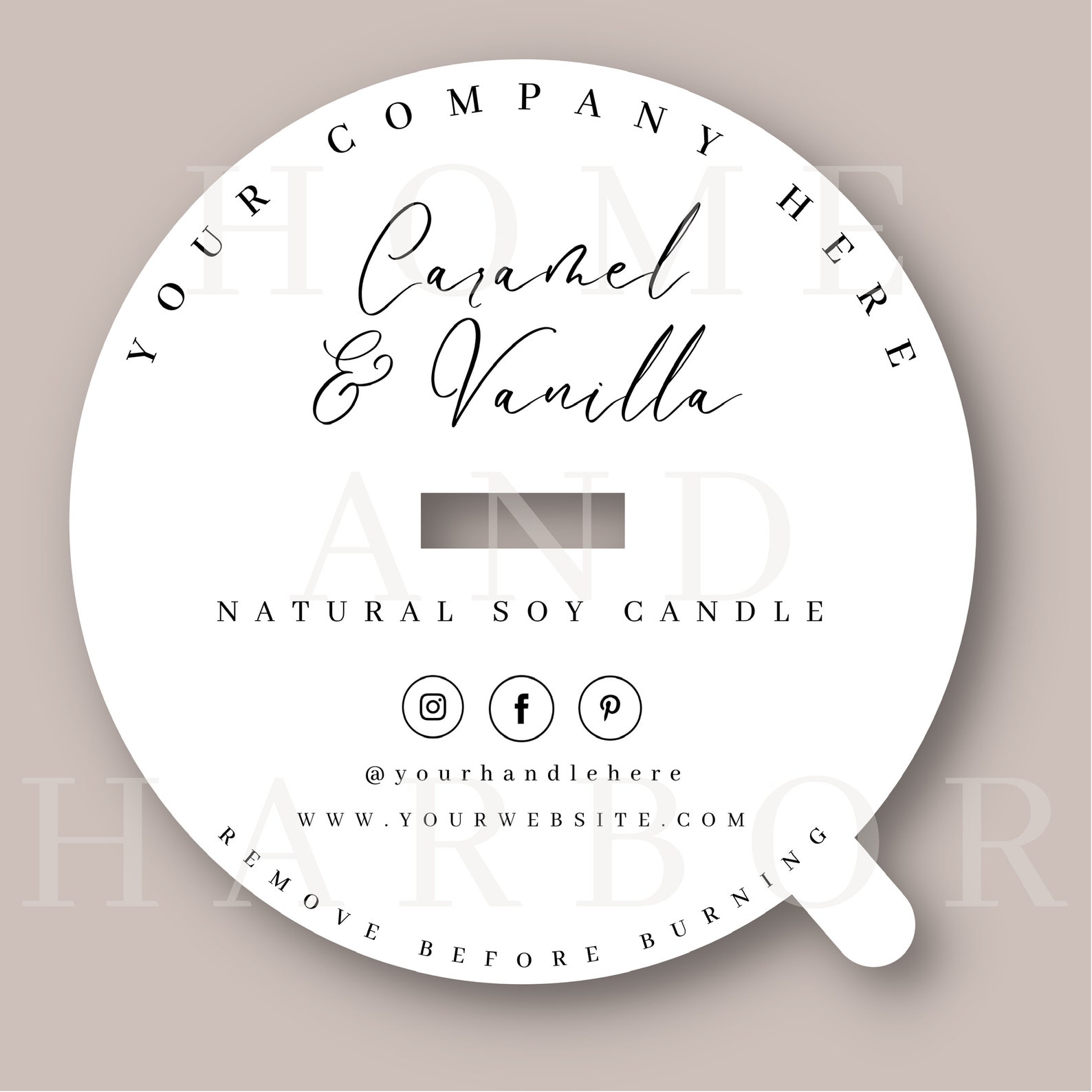 Candle Dust Cover Template Editable Candle Dust Cover Etsy Australia