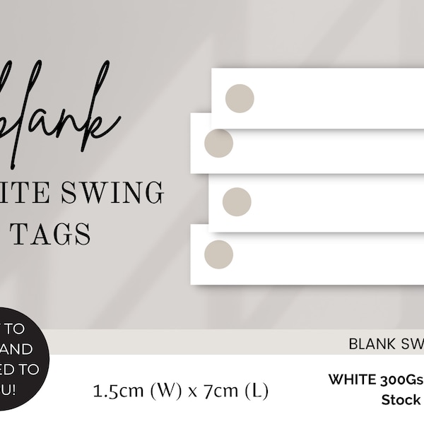 Swing Tags - Etsy Australia