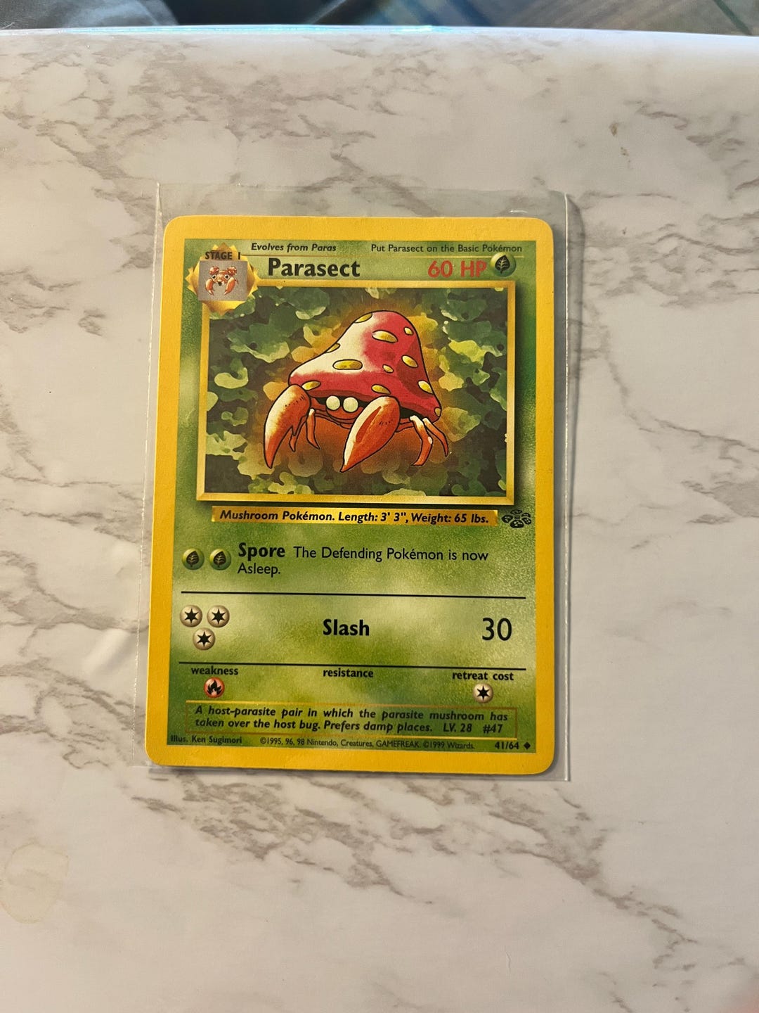 1999 Pokémon Parasect – Jungle Set – Card #41/64 – Never Played ...