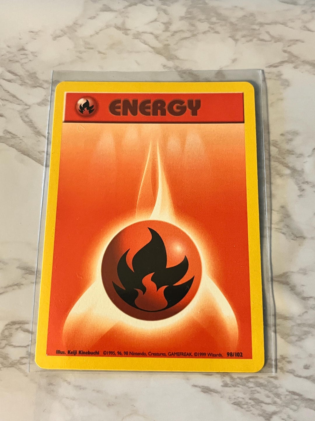 1999 Pokémon Fire Energy Card – Base Set, WOTC Never Played - Etsy