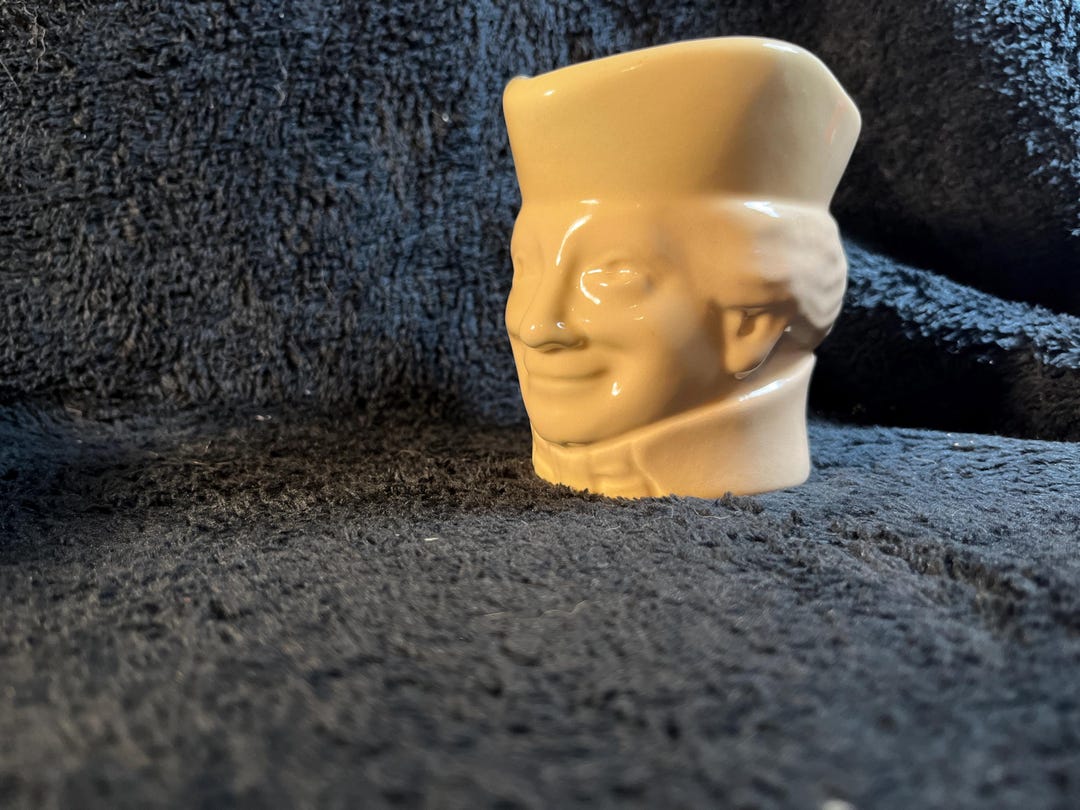 Vintage Character Face Mug – Sculpted 3D Head Cup – Mid-century Figural ...