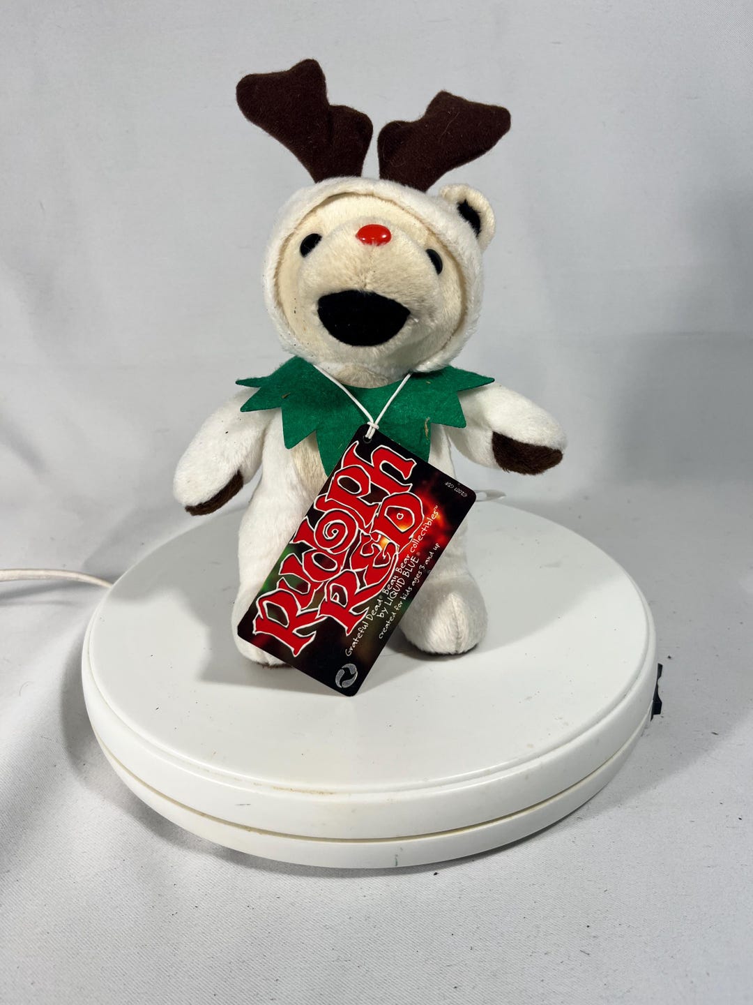 Vintage Grateful Dead “rudolph Red” Dancing Bear Plush – 1998 Holiday ...