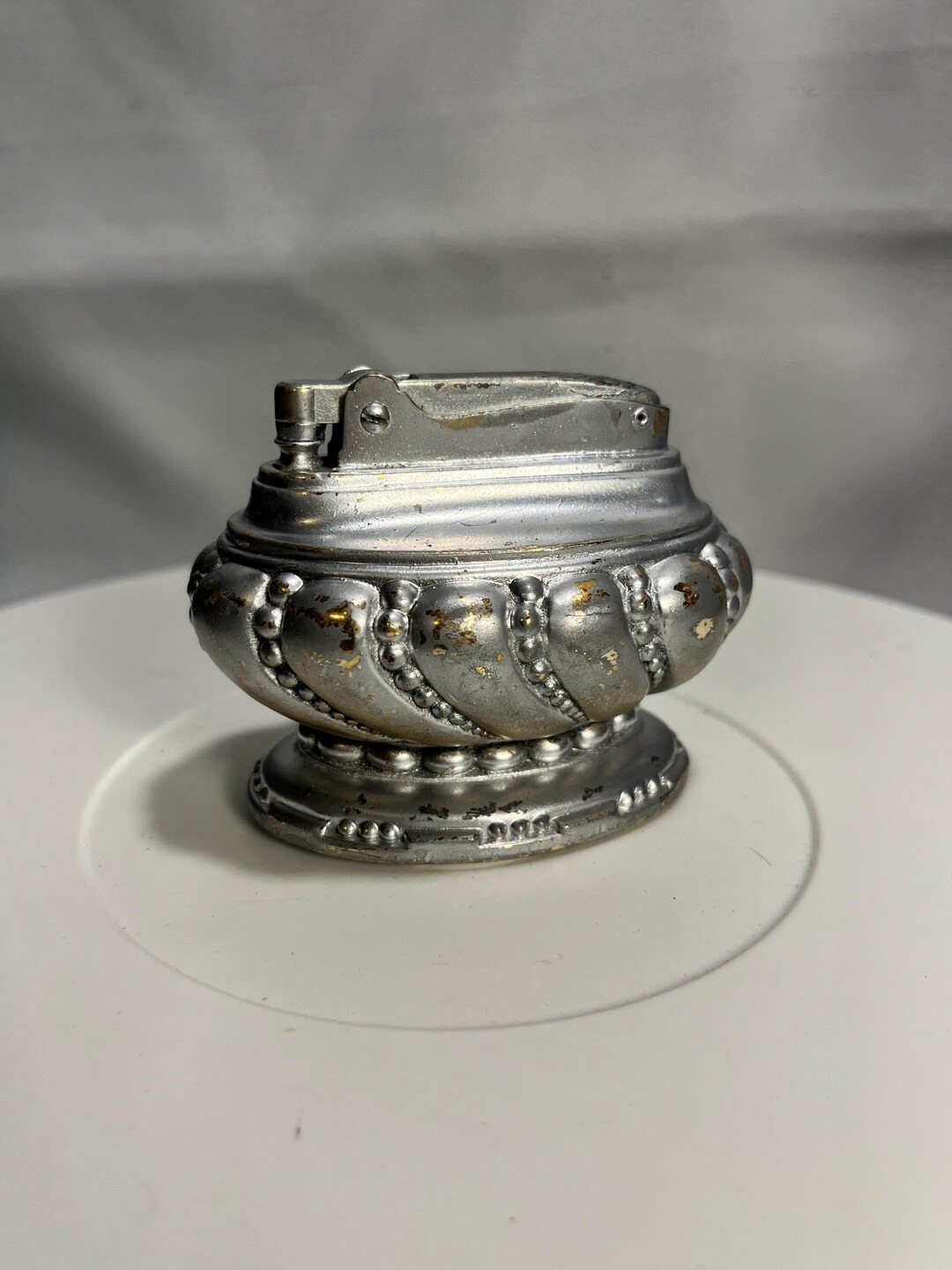 Ronson “crown” Table Lighter – 1950s Silver Beaded Design – Tested ...