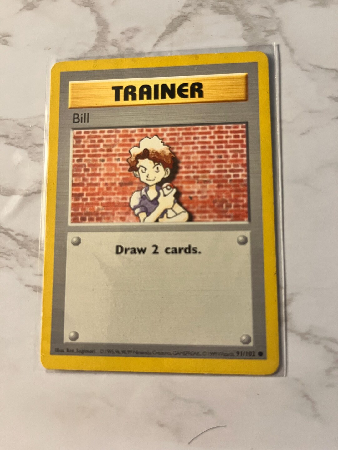 1999 Pokémon "bill" Trainer Card – WOTC Base Set, Never Played - Etsy