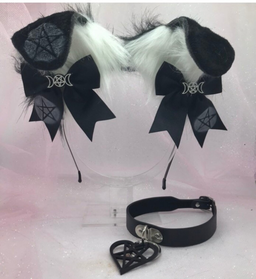 The Darkness Satanic Wicca Witch Puppy Dog Ears Headband Head Band ...