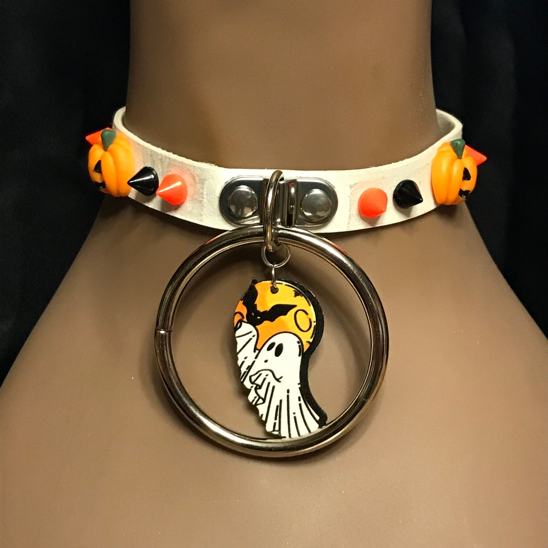 Black White Orange Bat Games Pastel Kawaii Emo Goth Choker Necklace ...