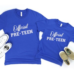 Official Pre-teen Shirt, 12th Birthday Shirt, Pre Teen Shirt, Cute ...