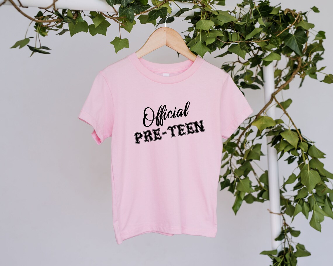 Official Pre-teen Shirt, 12th Birthday Shirt, Pre Teen Shirt, Cute ...