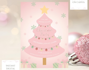 Mexican Christmas Party Invitation, Editable Digital Template, Posada - Etsy