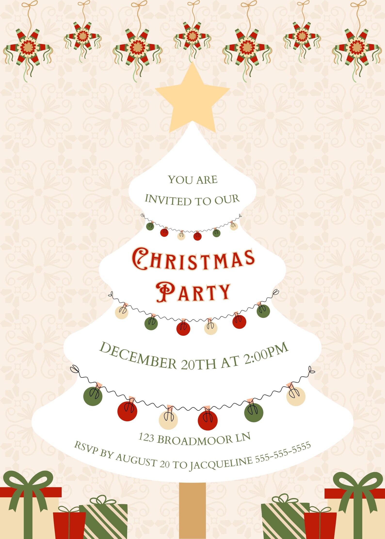Mexican Christmas Party Invitation, Editable Digital Template, Posada - Etsy