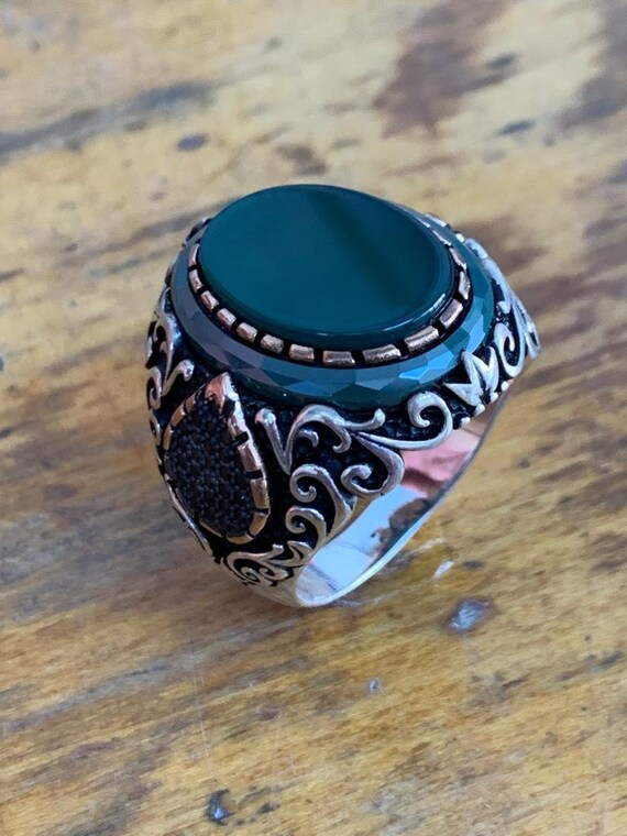 Handmade 925 Sterling Silver Men's Ring Design Men's - Etsy