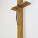 Extra Large Oak Wall Cross With Aluminum Corpus - Handmade Crucifix - Etsy