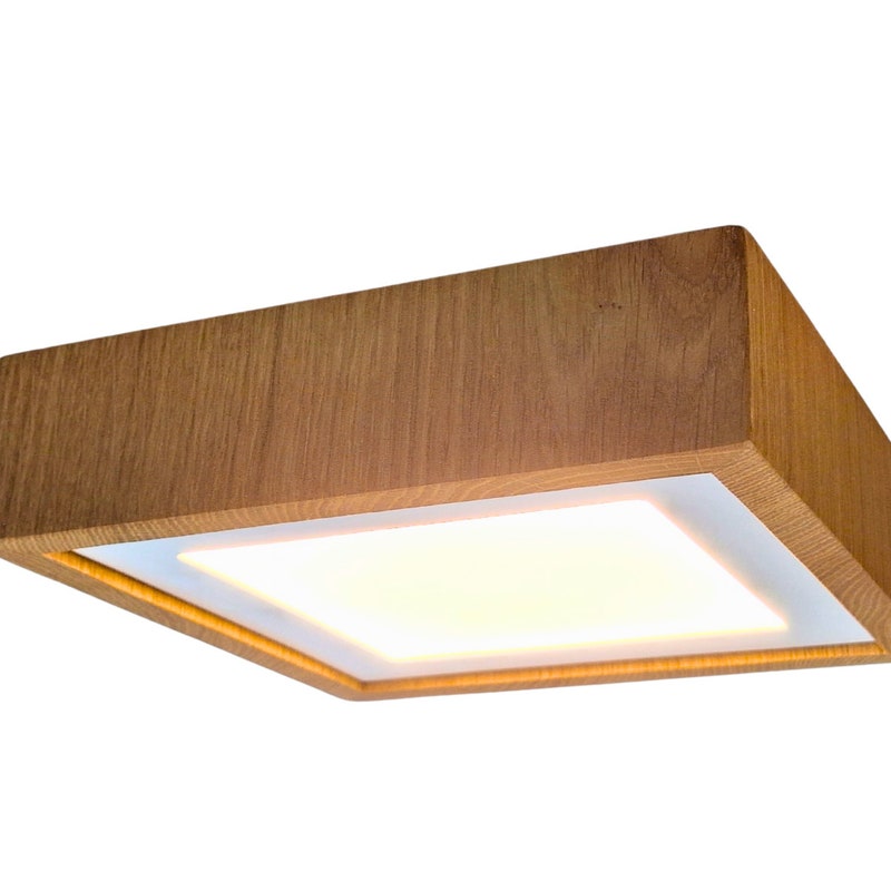 Wood Led Ceiling Light - Etsy