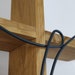 Extra Large Oak Wall Cross With Aluminum Corpus - Handmade Crucifix - Etsy